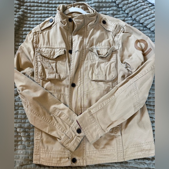 Buffalo David Bitton | Jackets & Coats | Mens Tan Military Style Jacket ...